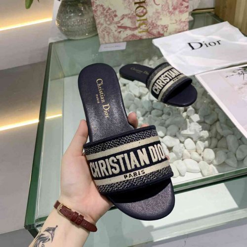 Buy online Christian Dior Plain Flats Official Design Premium Quality ...