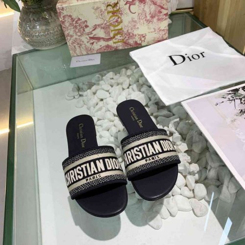 Buy online Christian Dior Plain Flats Official Design Premium Quality ...